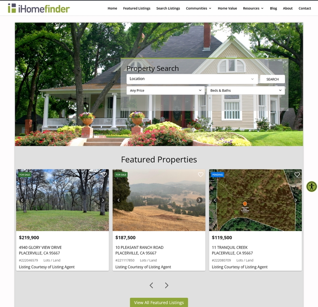 Real Estate Websites - MetroListPRO IDX Products